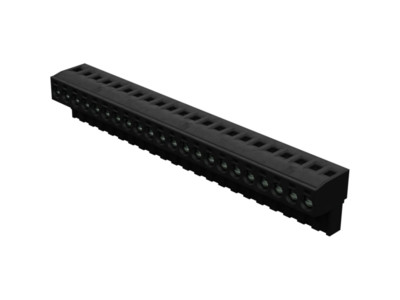 5.08mm Pitch Eurostyle Horizontal Plug, Gold (Au) Plated, Black, 22 Circuits for sale