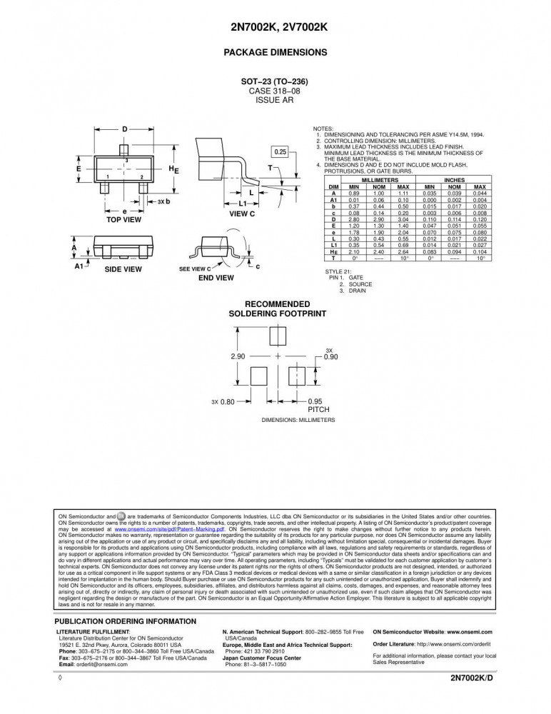2N7002KT1G datasheet page 6