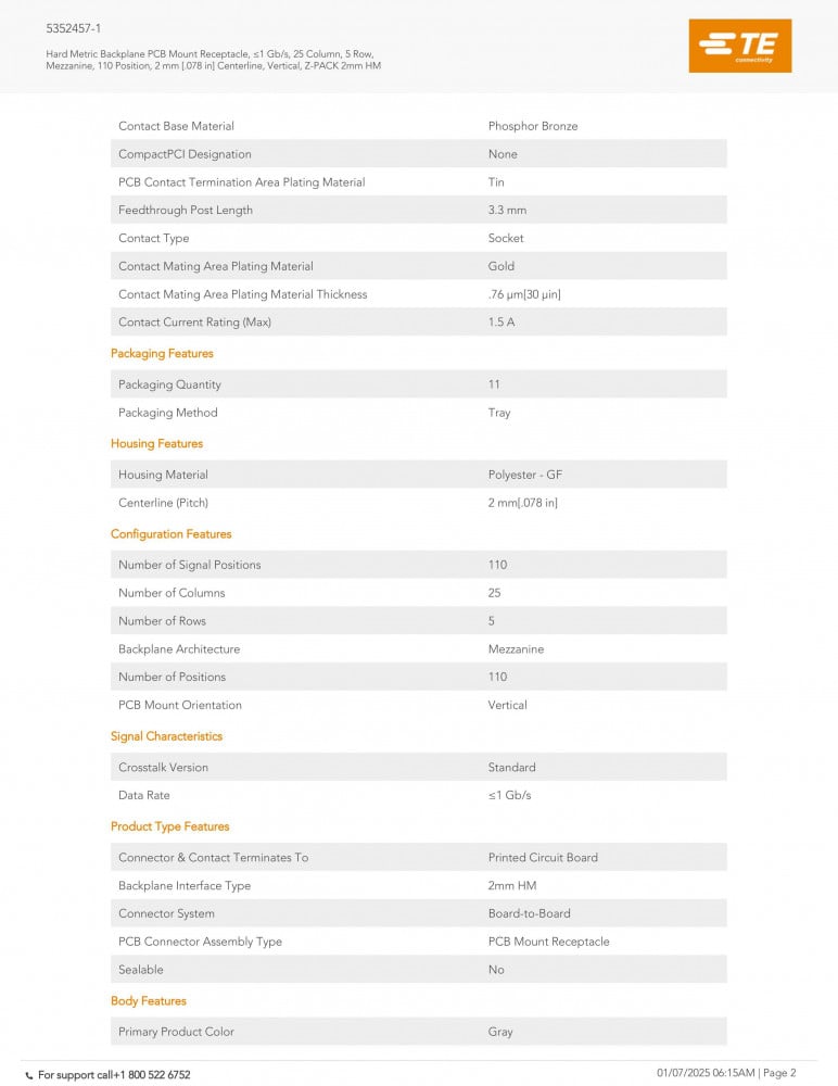 5352457-1 technical document page 2