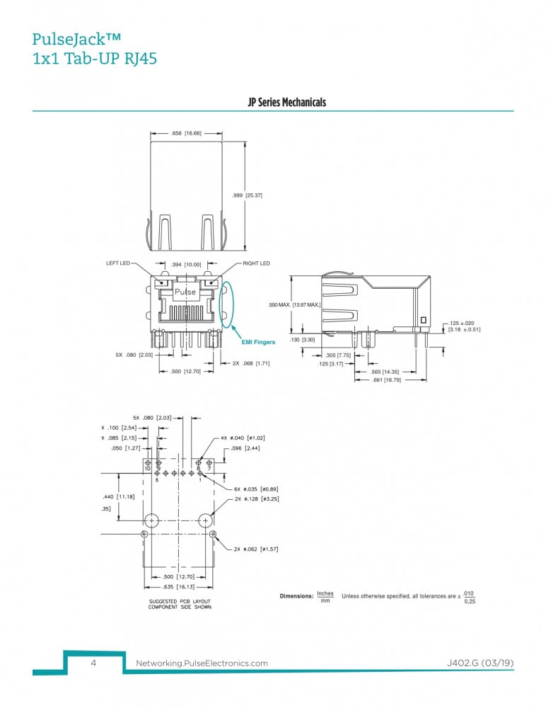 PULSE J1011F21PNL datasheet page 4