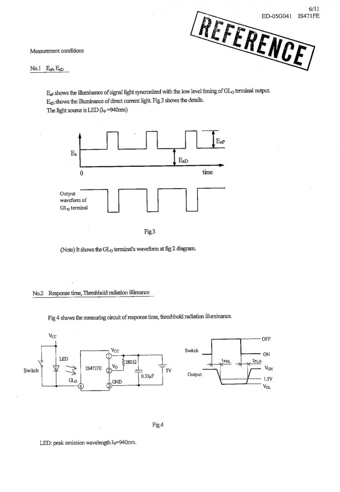 IS471FE specification page 7
