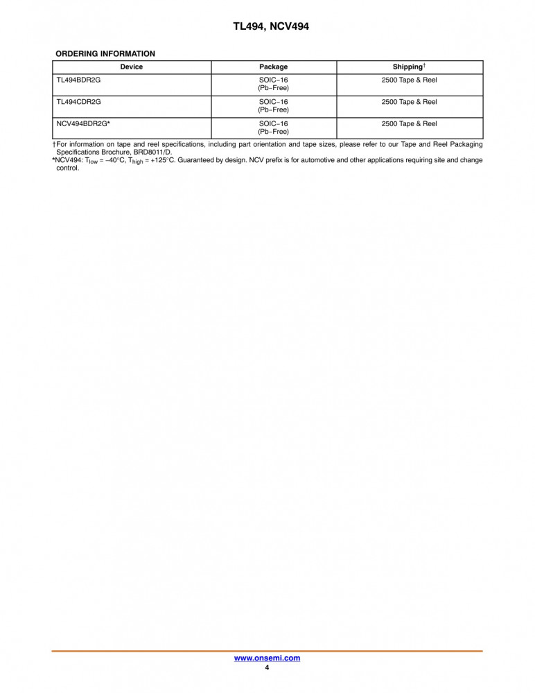 TL494 datasheet page 4