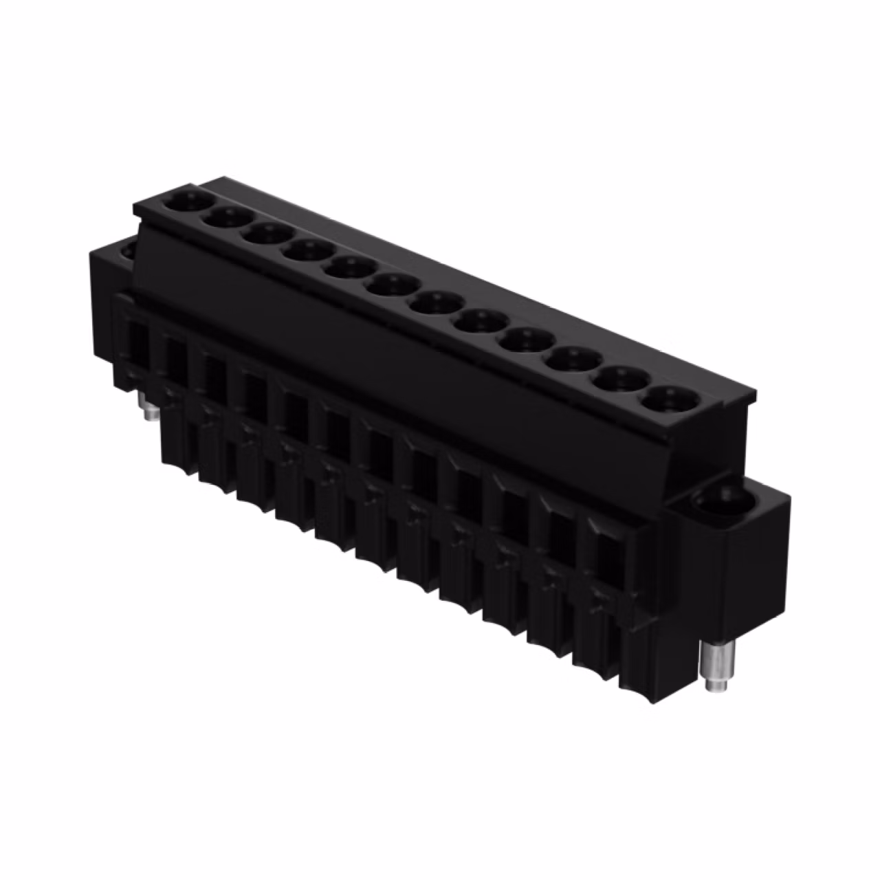 3.81mm Pitch Eurostyle Vertical Plug, with Retention Screws, Rear Wire Entry, 12 Circuits for sale