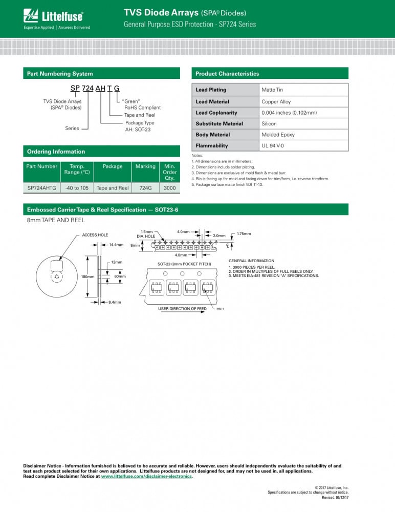 SP724AHTG datasheet page 6