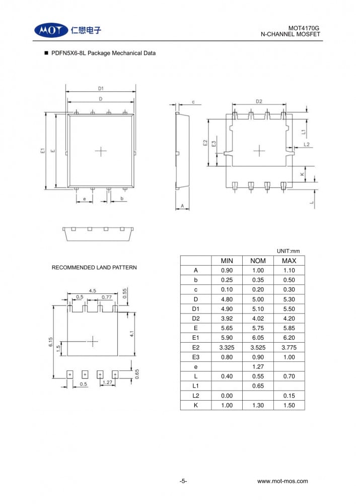 MOT4170G datasheet page 5