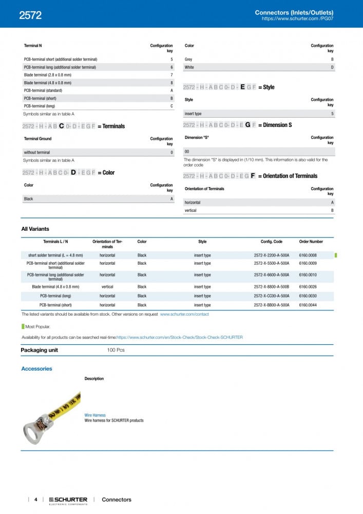 SCHURTER 6160.0026 datasheet page 4
