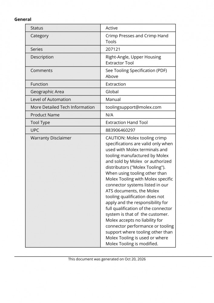 Tooling document preview, page 2