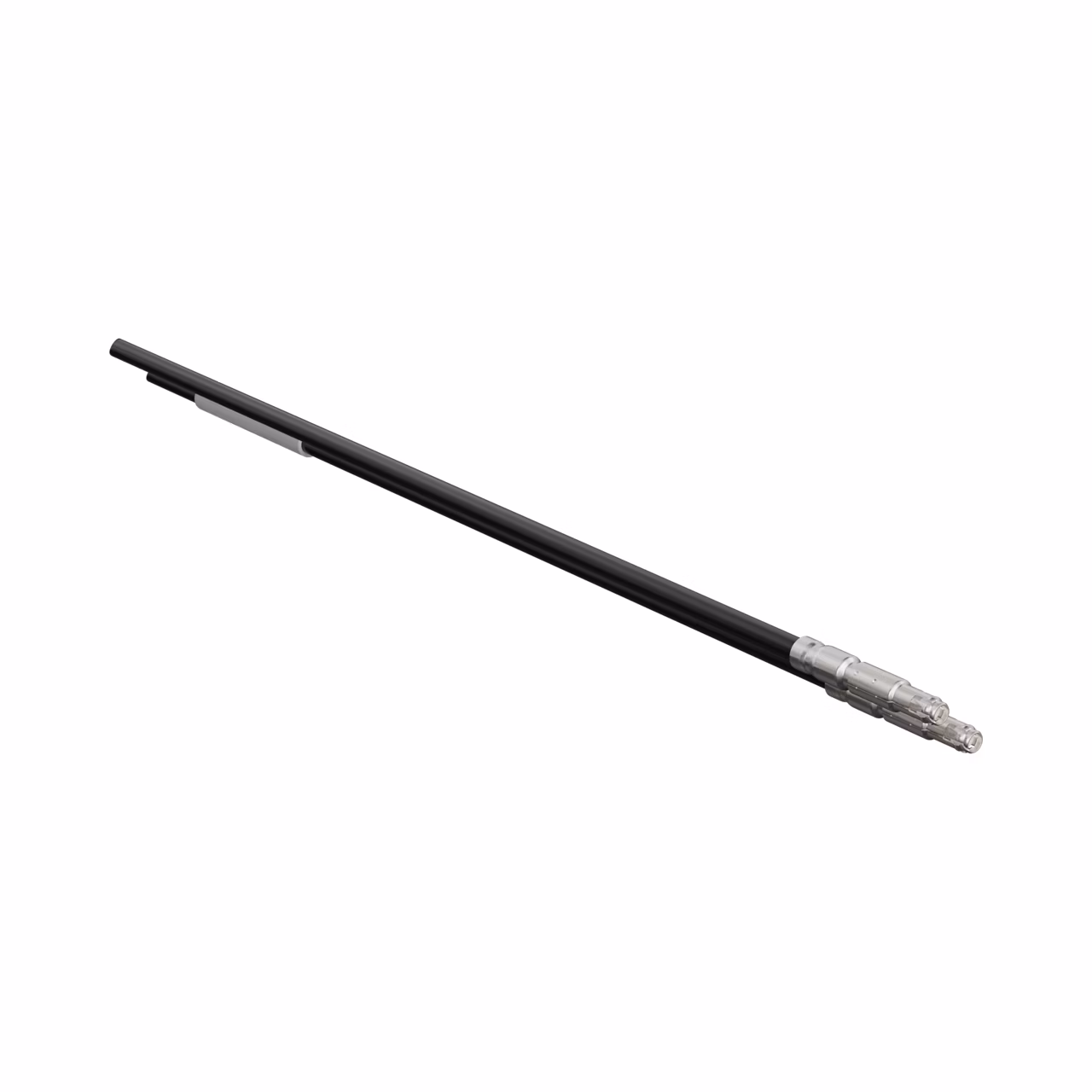 HFM Straight Quad Jack-to-4 HFM Straight Jack Off-the-Shelf (OTS) Cable Assembly, Key Z Water Blue, RTK031 Cable, 1000.00mm Length, 50 Ohms