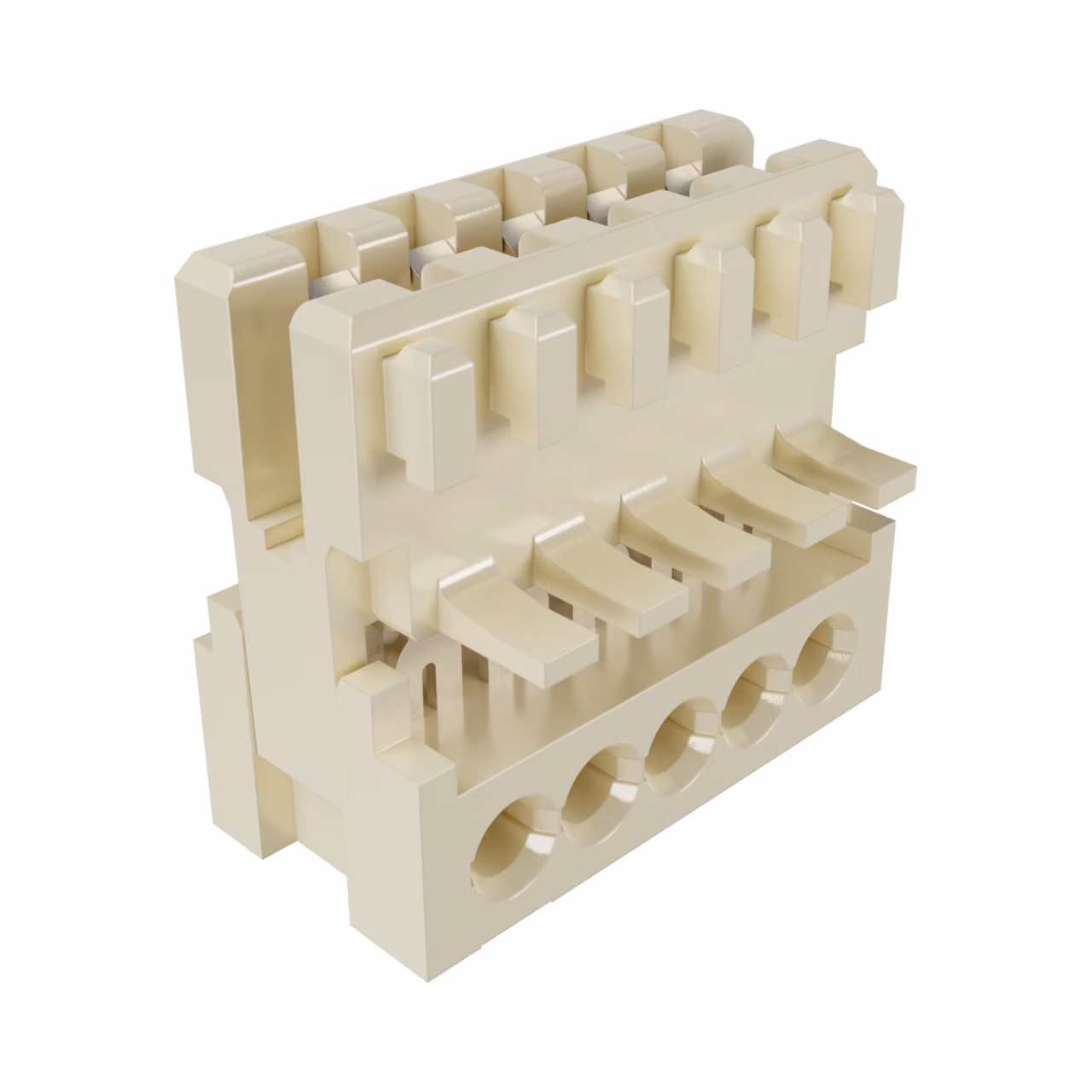 Appli-Mate RAST 2.5 Connector, 2.50mm Pitch, Female, 11 Circuits, Open Endwalls, Tin Plating