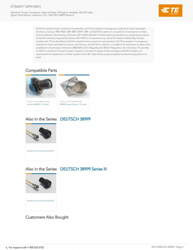 M39029/106-614 technical document page 4