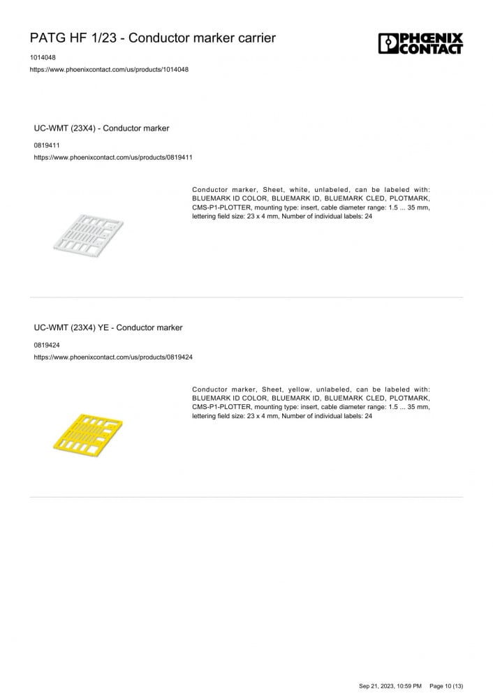 Phoenix Contact 1014048 document page 10
