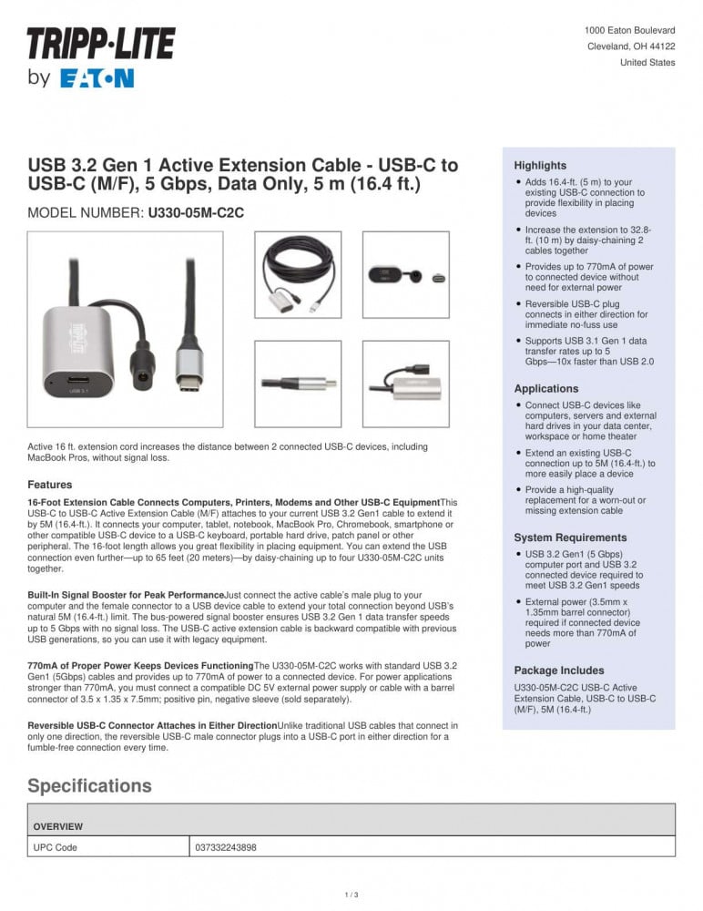 U330-05M-C2C document page 1