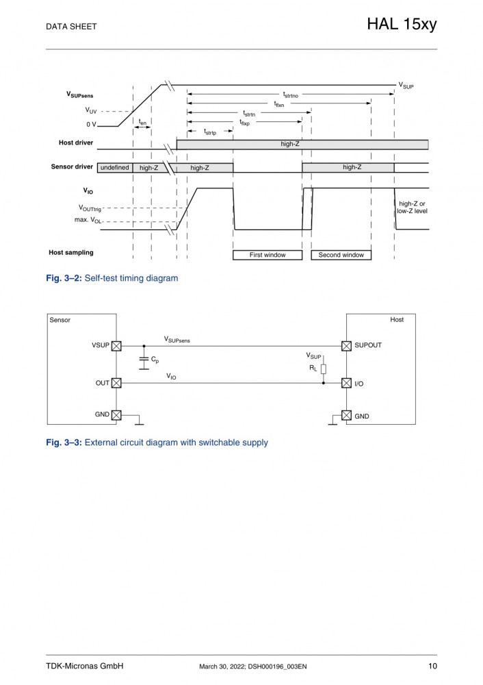 HAL1502UA technical document preview, page image 10