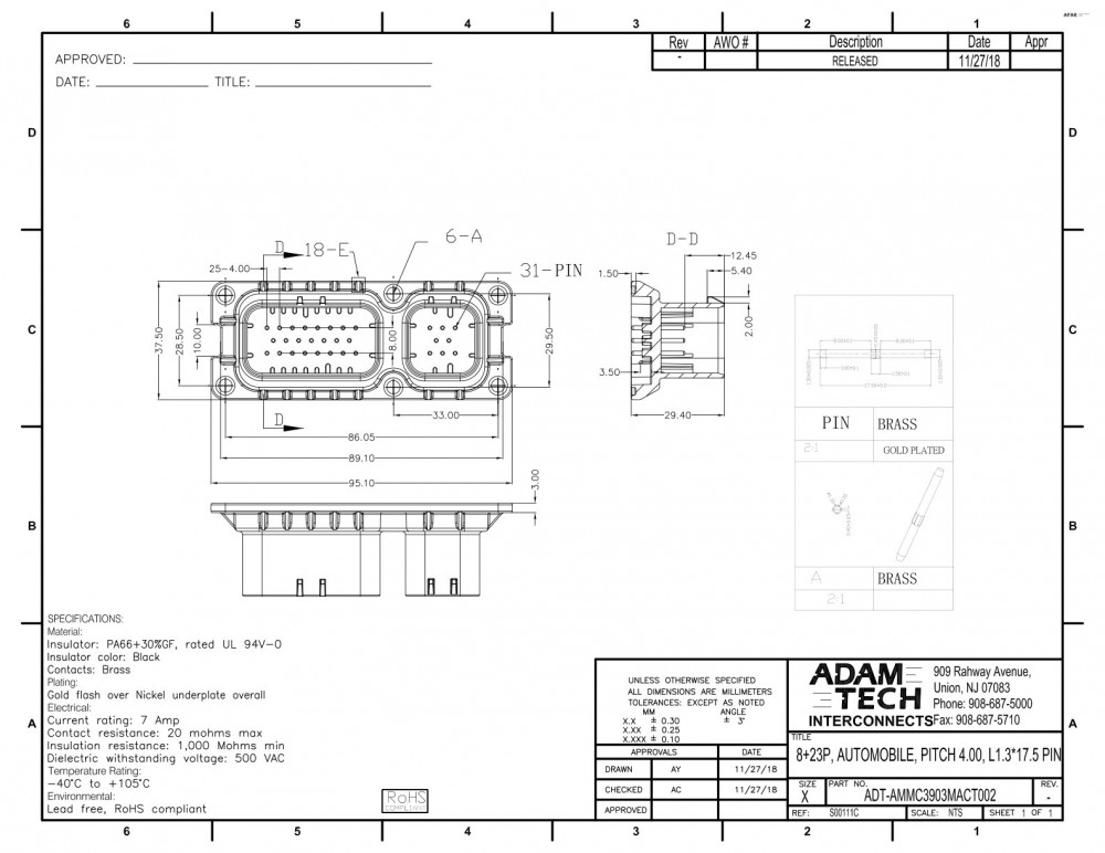 ADT-AMMC3903MACT002 technical document page