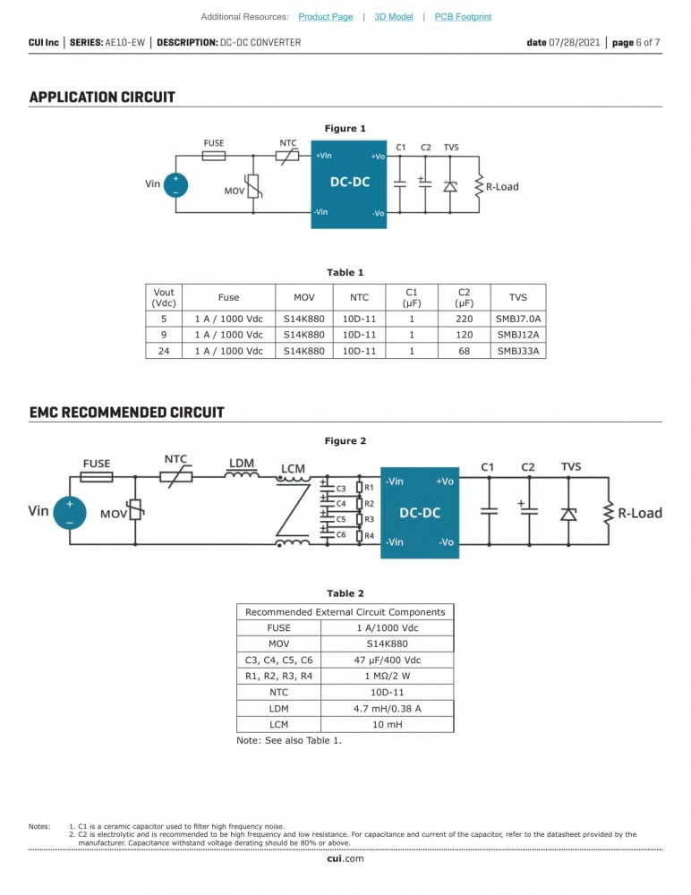 AE10-EW-S5 datasheet page 6