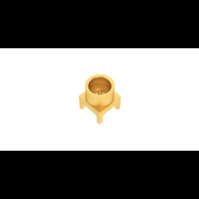 SMP-MAX / STRAIGHT MALE RECEPTACLE FOR PCB SNAP TYPE SOLDER LEGS for sale