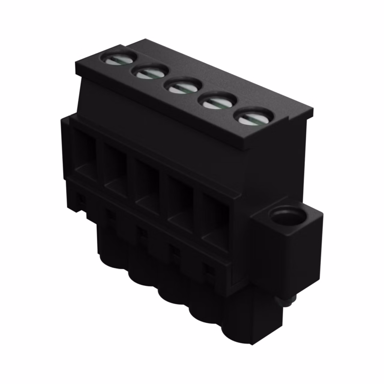 5.00mm Pitch Eurostyle Vertical Plug, with Retention Screws, Rear Wire Entry, 5 Circuits for sale