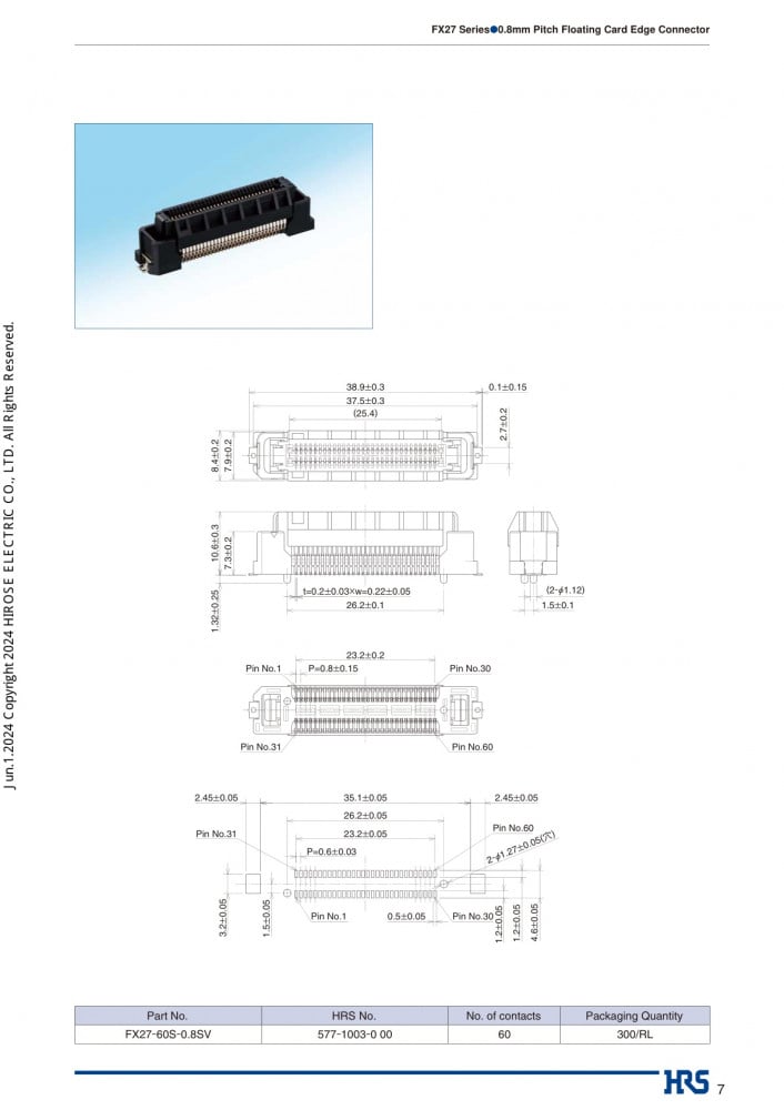 HRS FX27 datasheet page 7