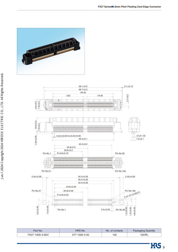 HRS FX27 datasheet page 9