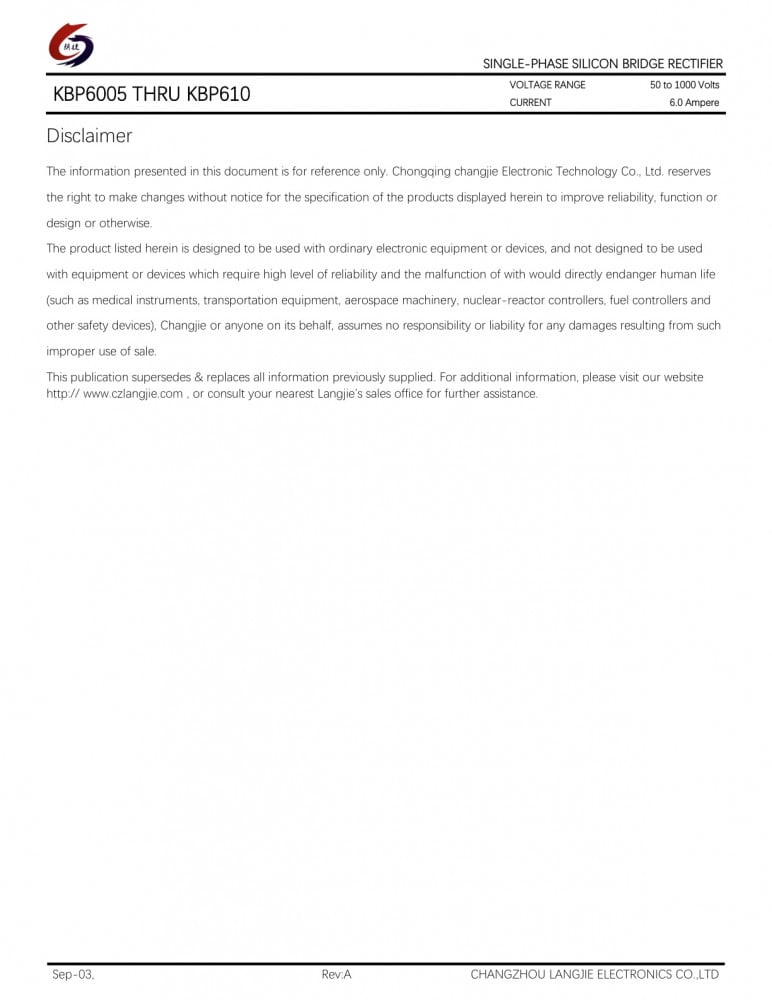 KBP610 datasheet page 4