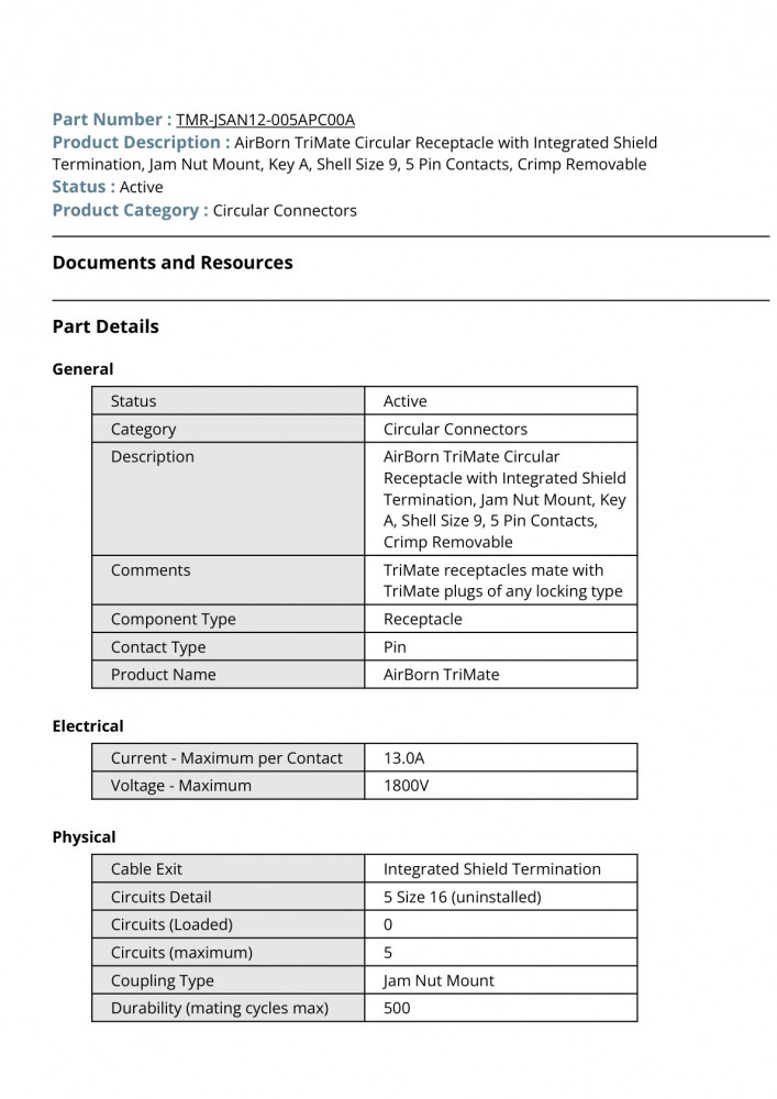 Product document image, page 1