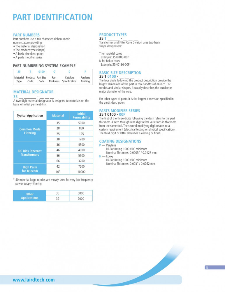 Laird catalogue page 5