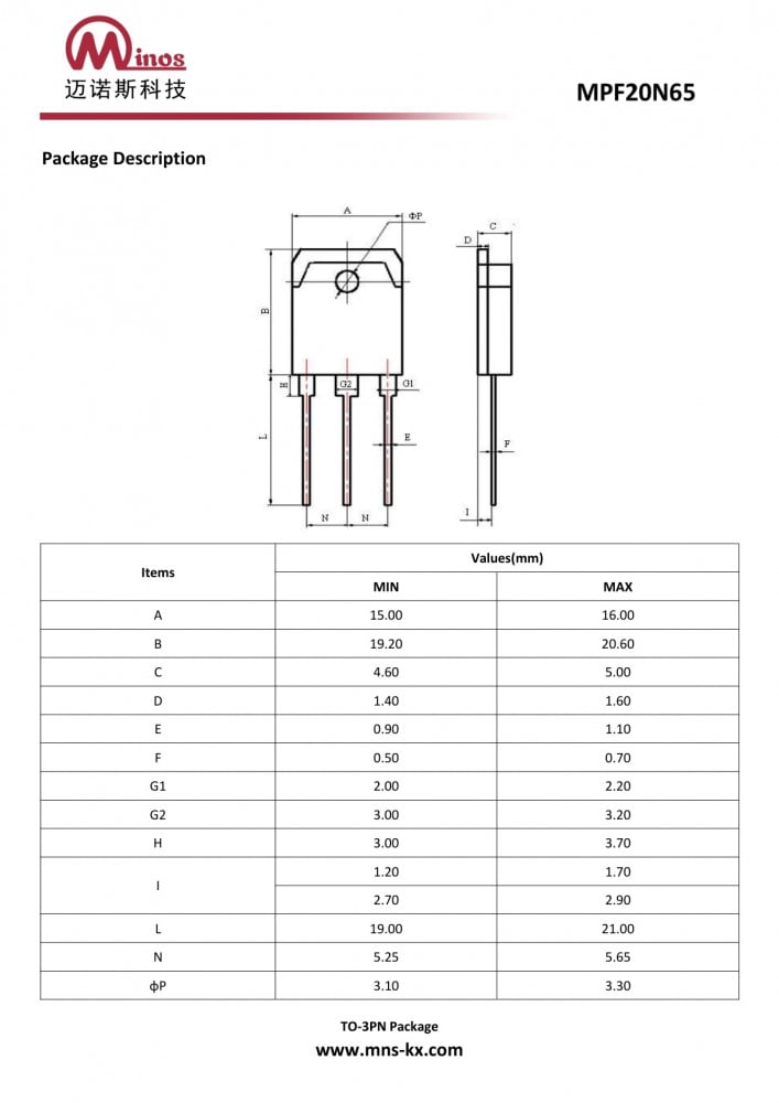 MPF20N65 datasheet page 10