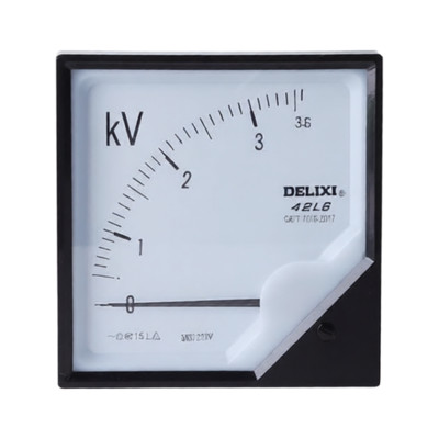 Delixi Electric 42L6V33KVD110V Analog Voltmeter Chip for Precision Voltage Measurement