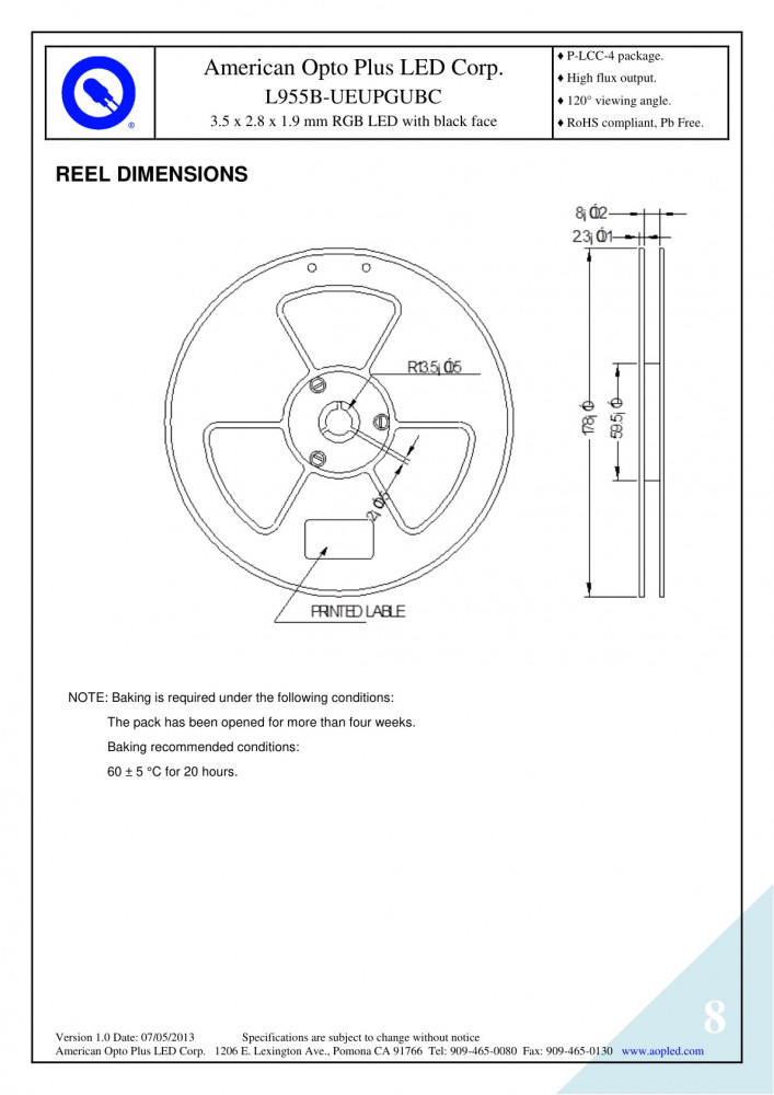 L955B-UEUPGUBC datasheet page 8
