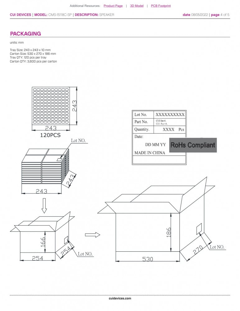 CMS-15118C-SP datasheet page 4