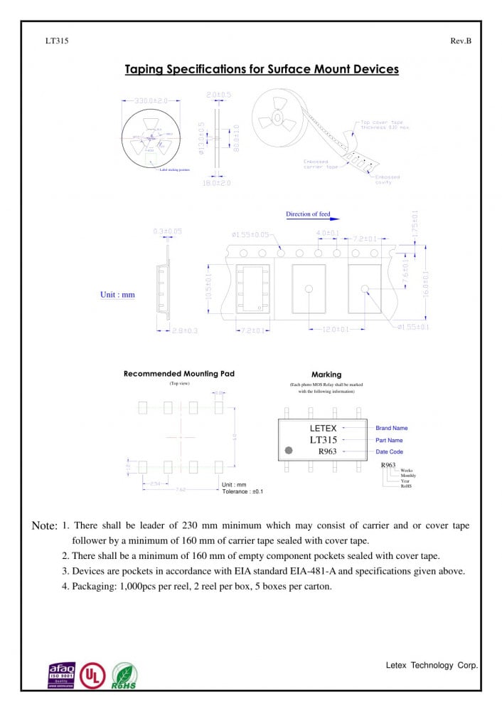 LT315 datasheet page 4