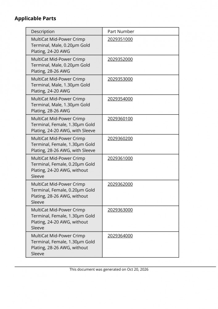 MOLEX 2002220300 technical document, page 3