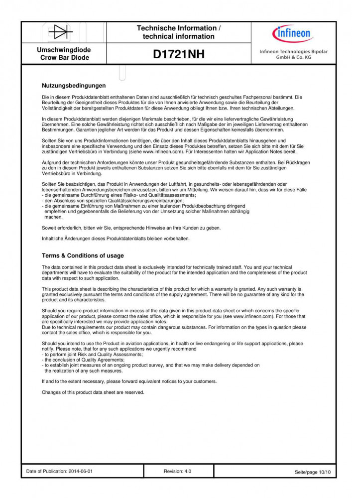 D1721NH90T technical document page 10