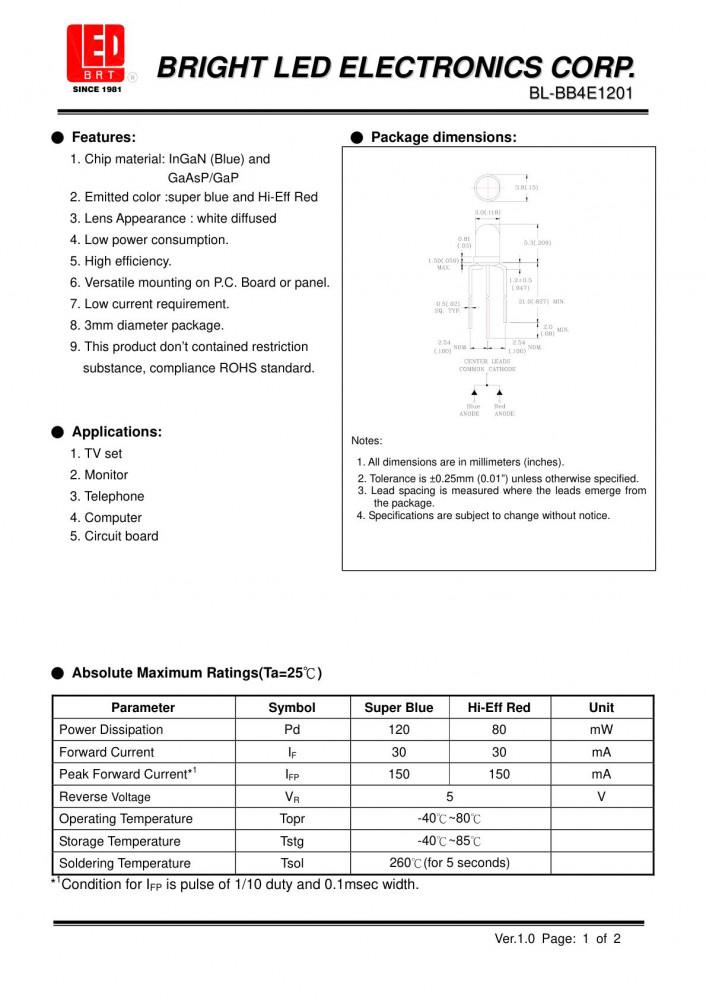 BL-BB4E1201 technical document page 1