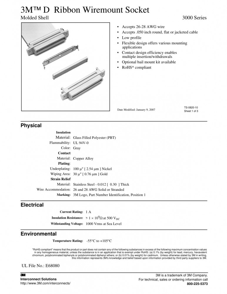 3M 3448-61 technical document page 1