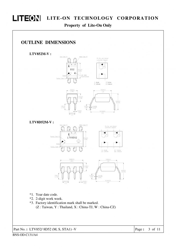 LTV-852M document page 3