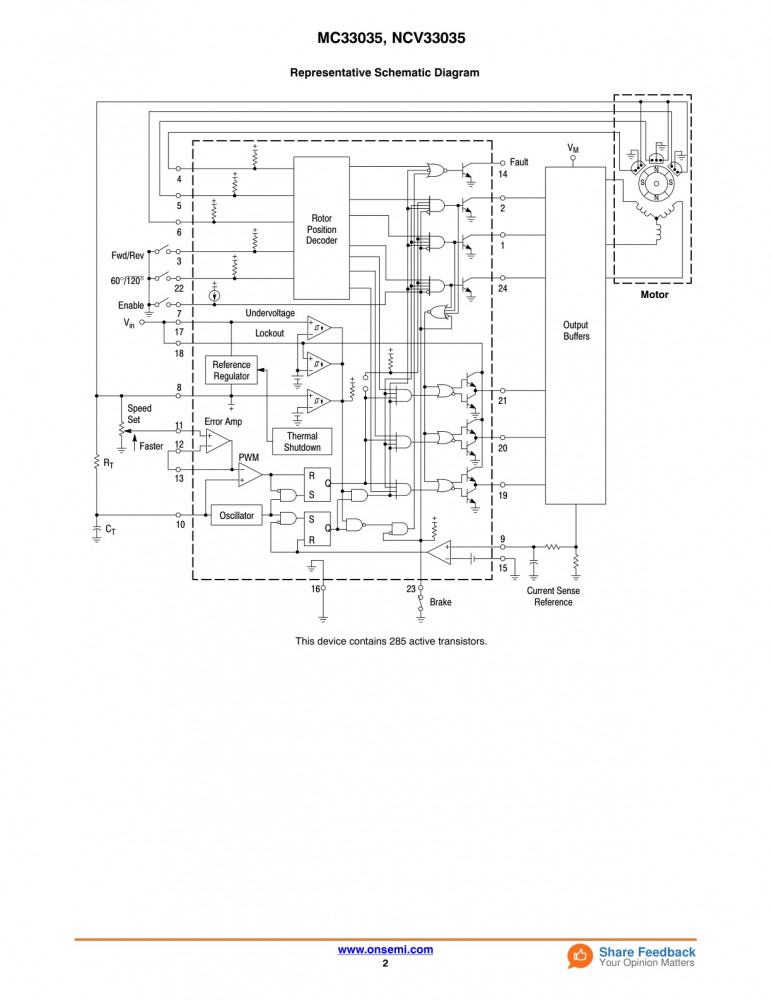 NCV33035 datasheet page 2