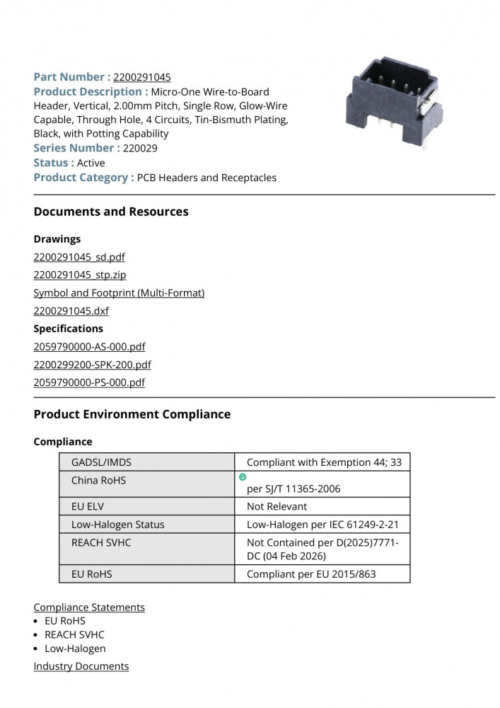 2200291045 technical document preview, page image 1