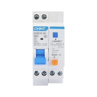 CHINT NXBLE-40 1P+N C40 0.03A 4.5kA Miniature Residual Current Circuit Breaker