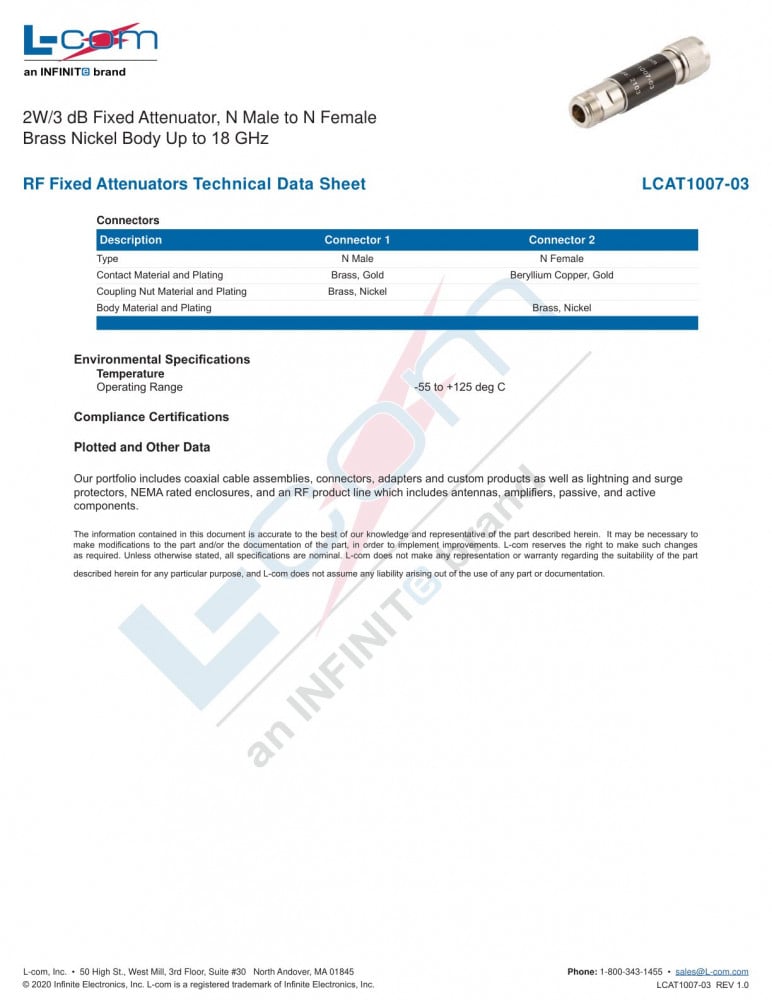 LCAT1007-03 datasheet page 2