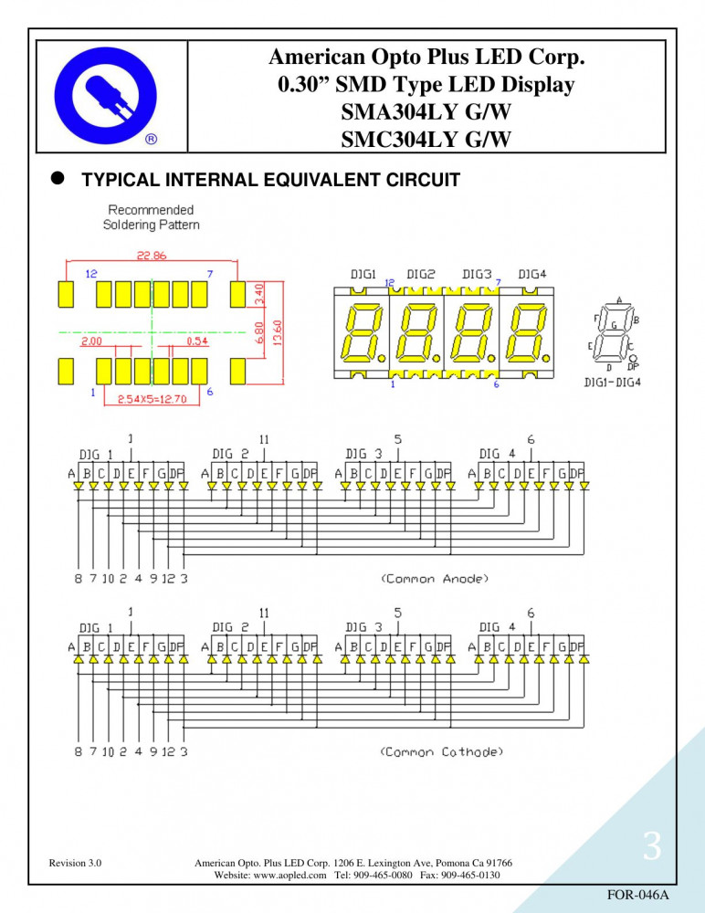 SMA304LY datasheet page 3