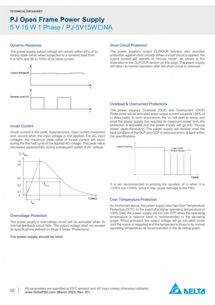 DELTA PJ-5V15WCNA datasheet page 10
