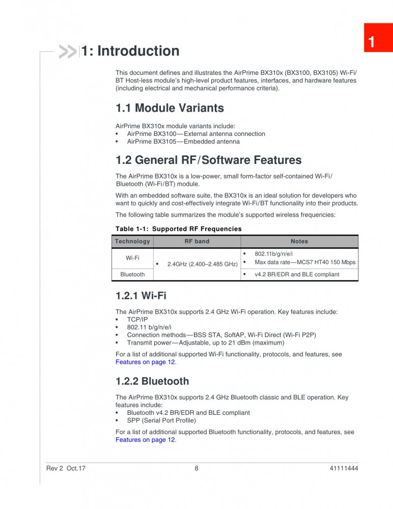 BX3105 technical document page 8