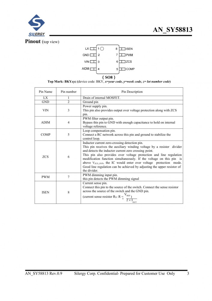 SY58813FAC datasheet page 3