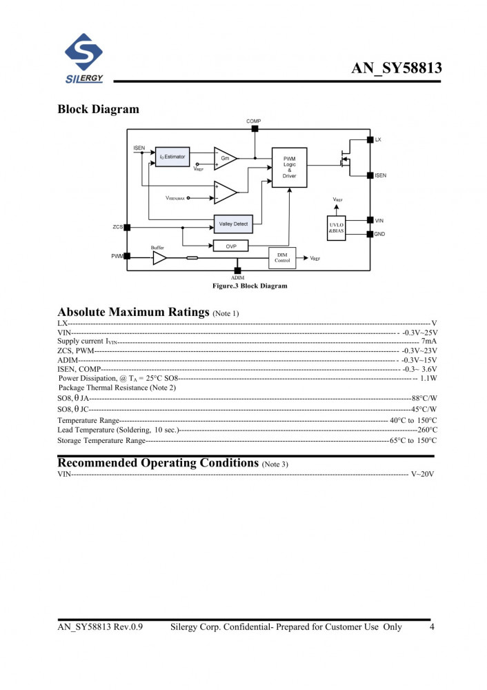 SY58813FAC datasheet page 4