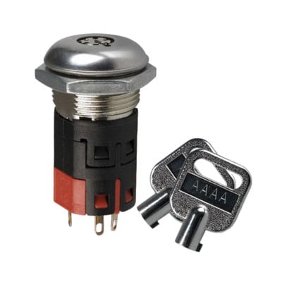 C&K Y201132B803NB Keylock Switch