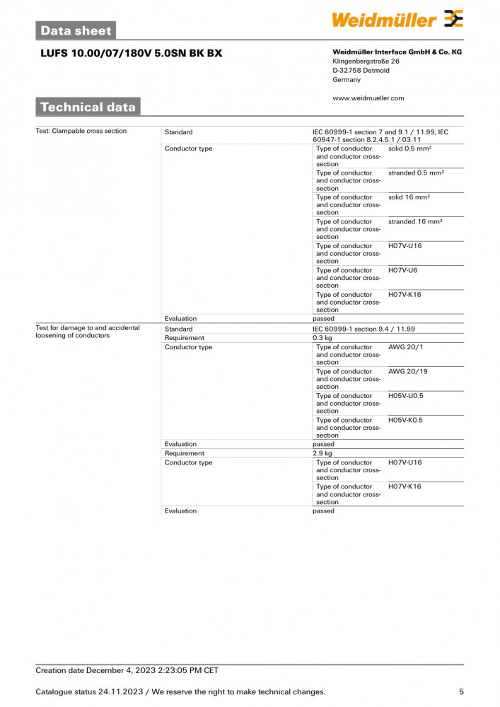 Technical document page 5