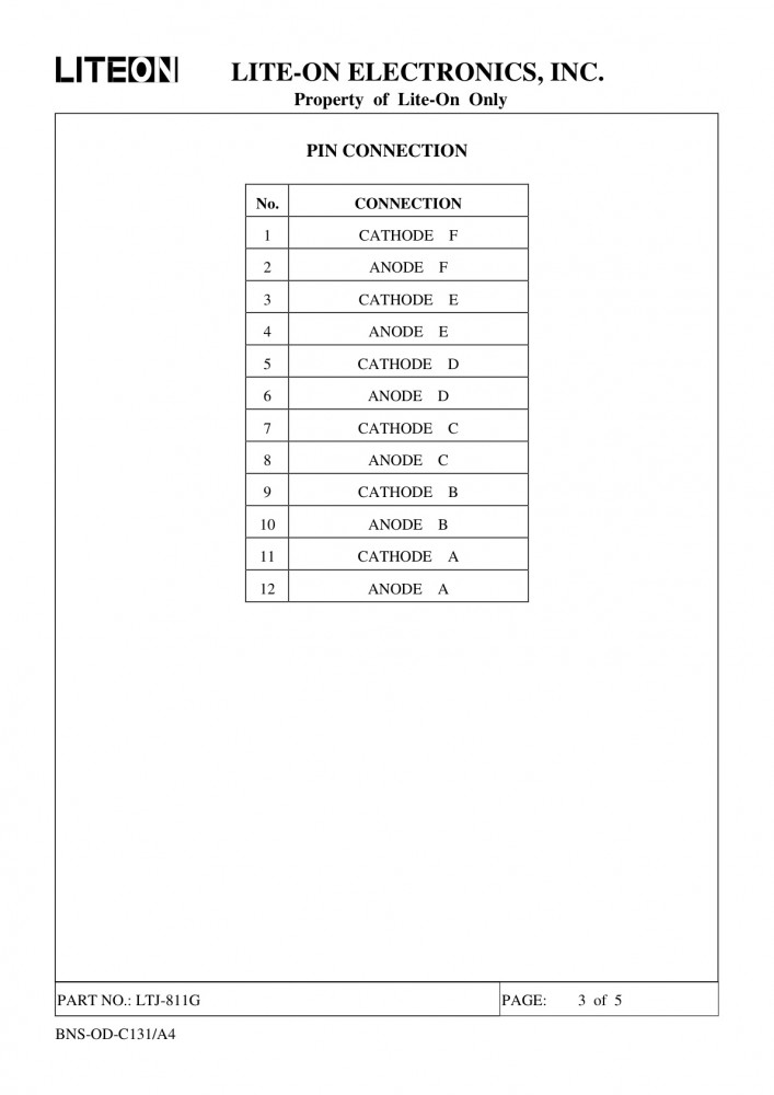 LTJ-811G datasheet page 4