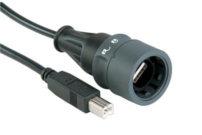 Bulgin PXP6040/B/5M00 USB Cable Assembly