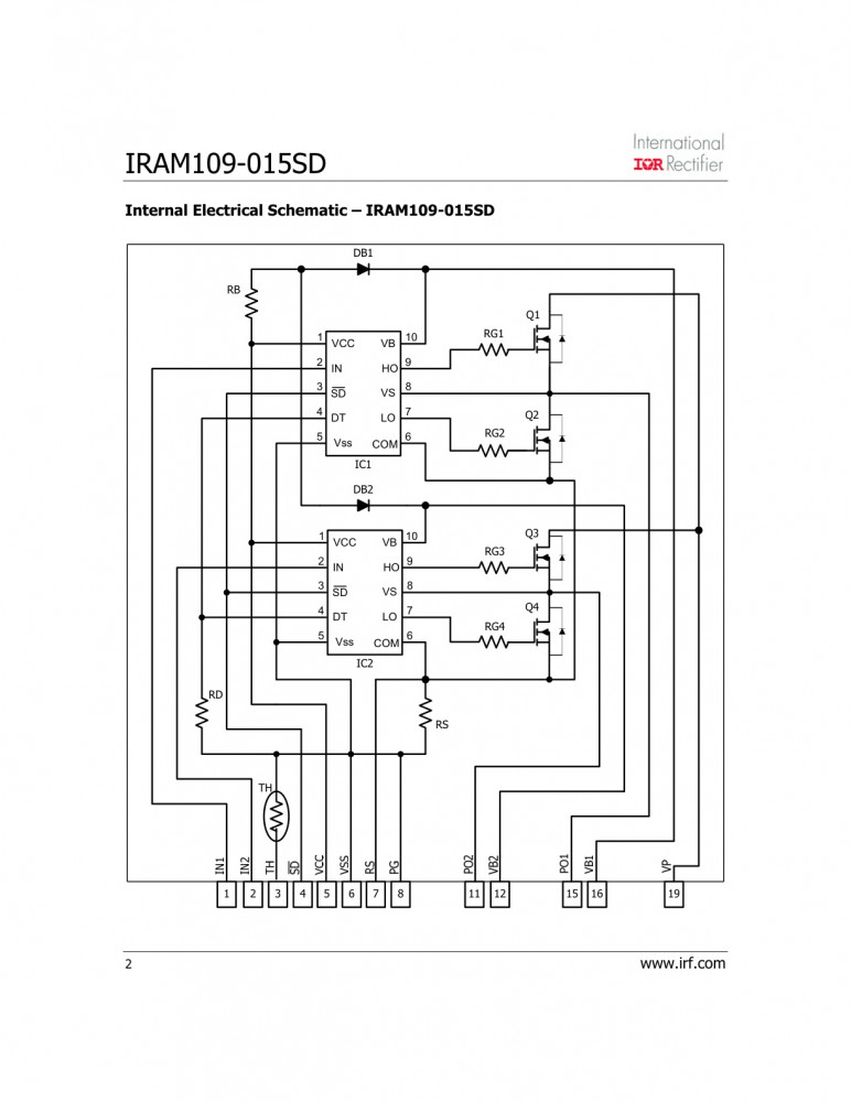 IRAM109-015SD technical document page 2